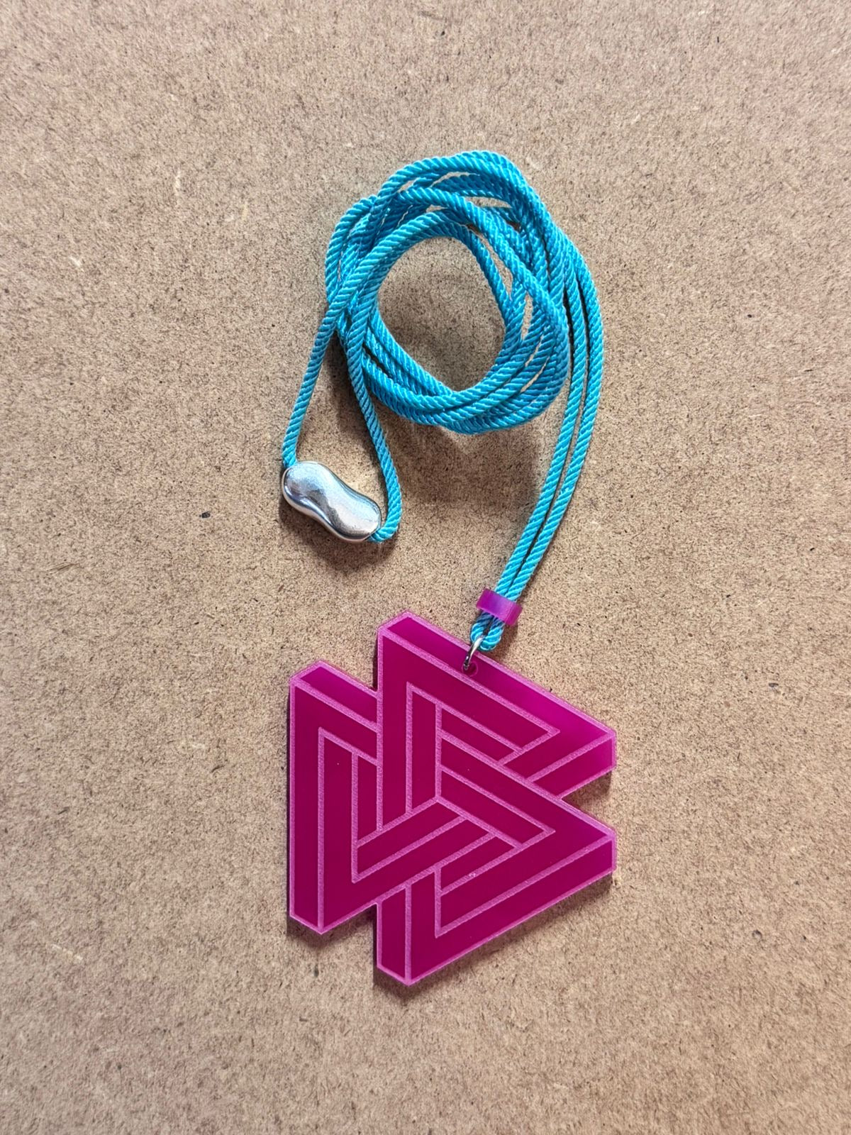 Interwoven Triangles Pendant Necklace | Bold Geometric Design – MyRuggedBox